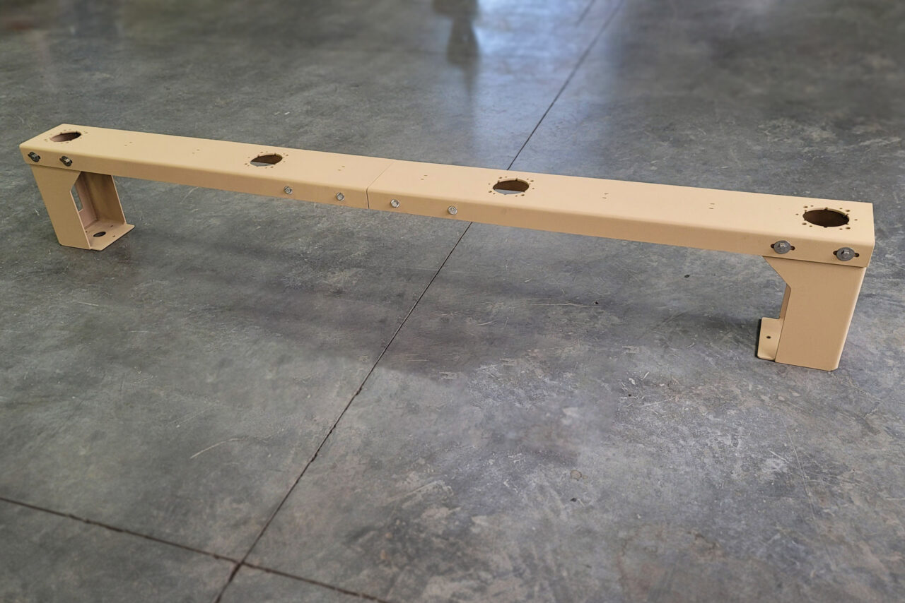 MRAP Roof Bolted NATO Antenna Mount - Edey FX